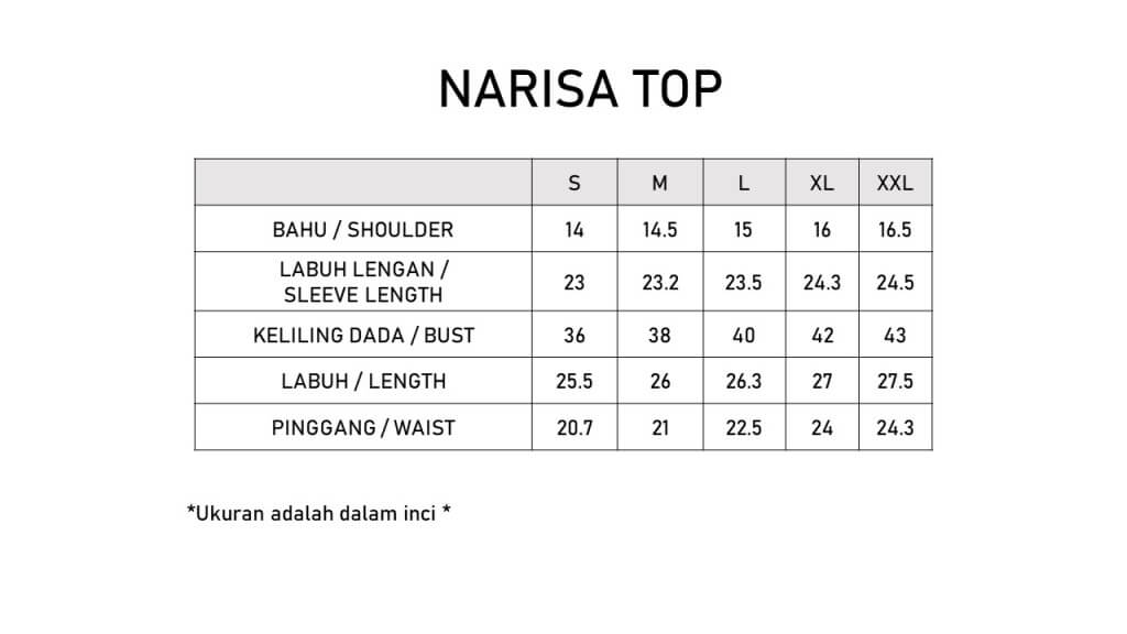 Narisa Top - True Colors