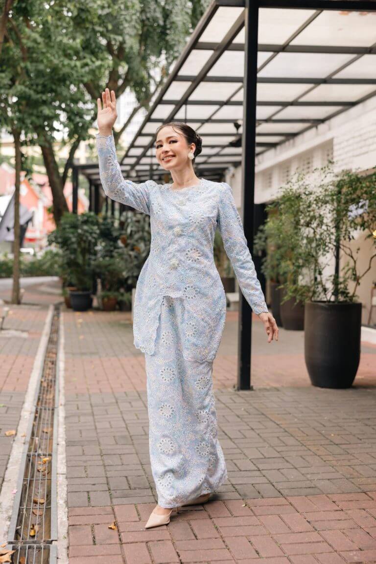 Lutfia Kurung - Baby Blue - True Colors