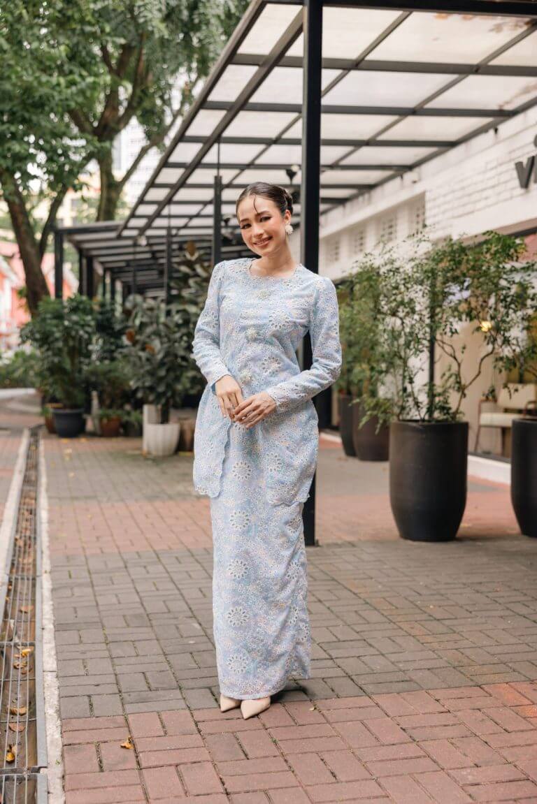 Lutfia Kurung - Baby Blue - True Colors
