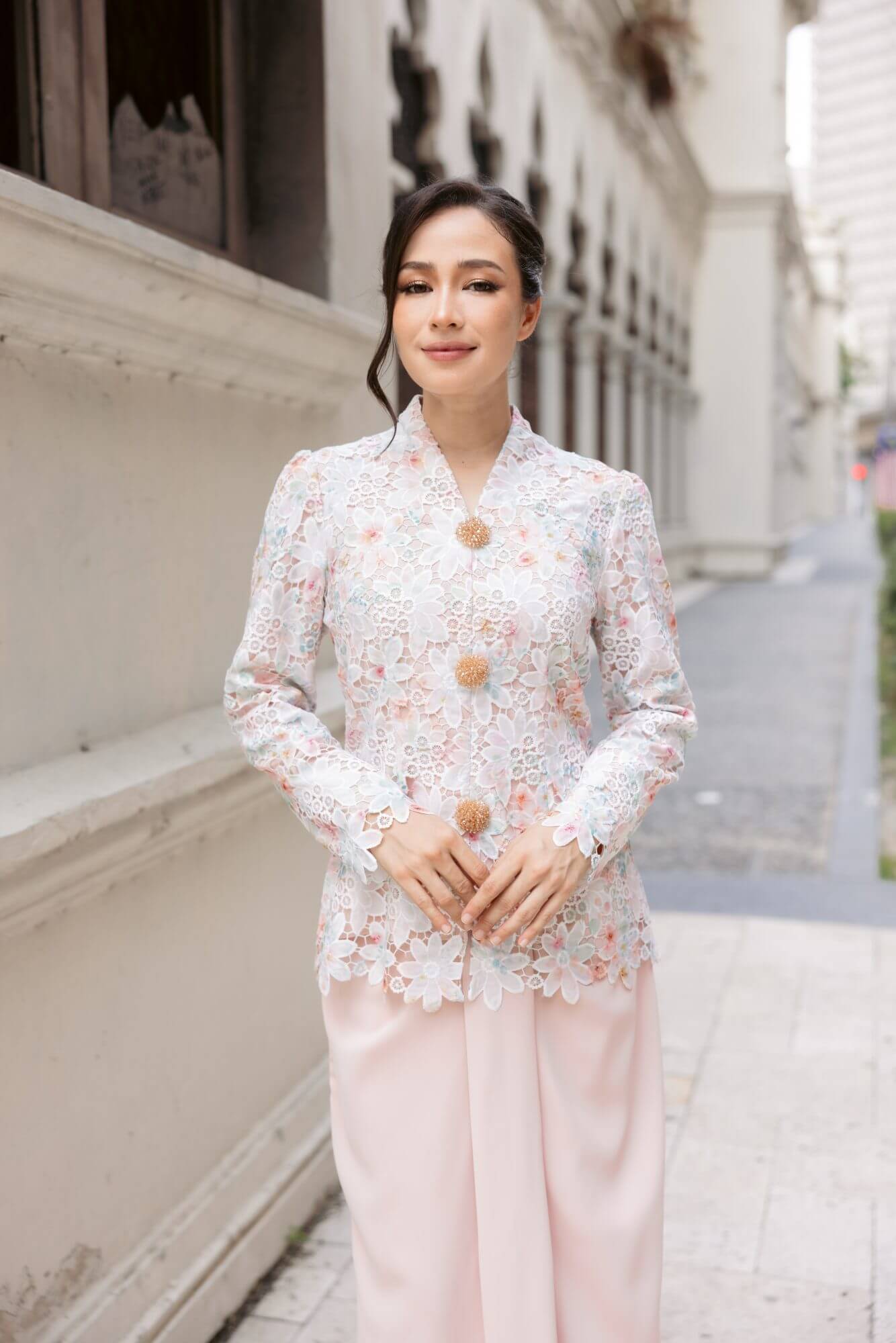 Arla Kebaya - Peach - True Colors